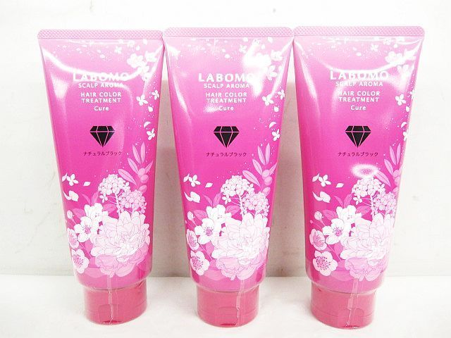 未使用 3点セット LABOMO ラボモ スカルプアロマ ヘアカラートリートメント キュア 染毛料 ナチュラルブラック 180g アートネイチャー （1） Z057-0219-7 - メルカリ