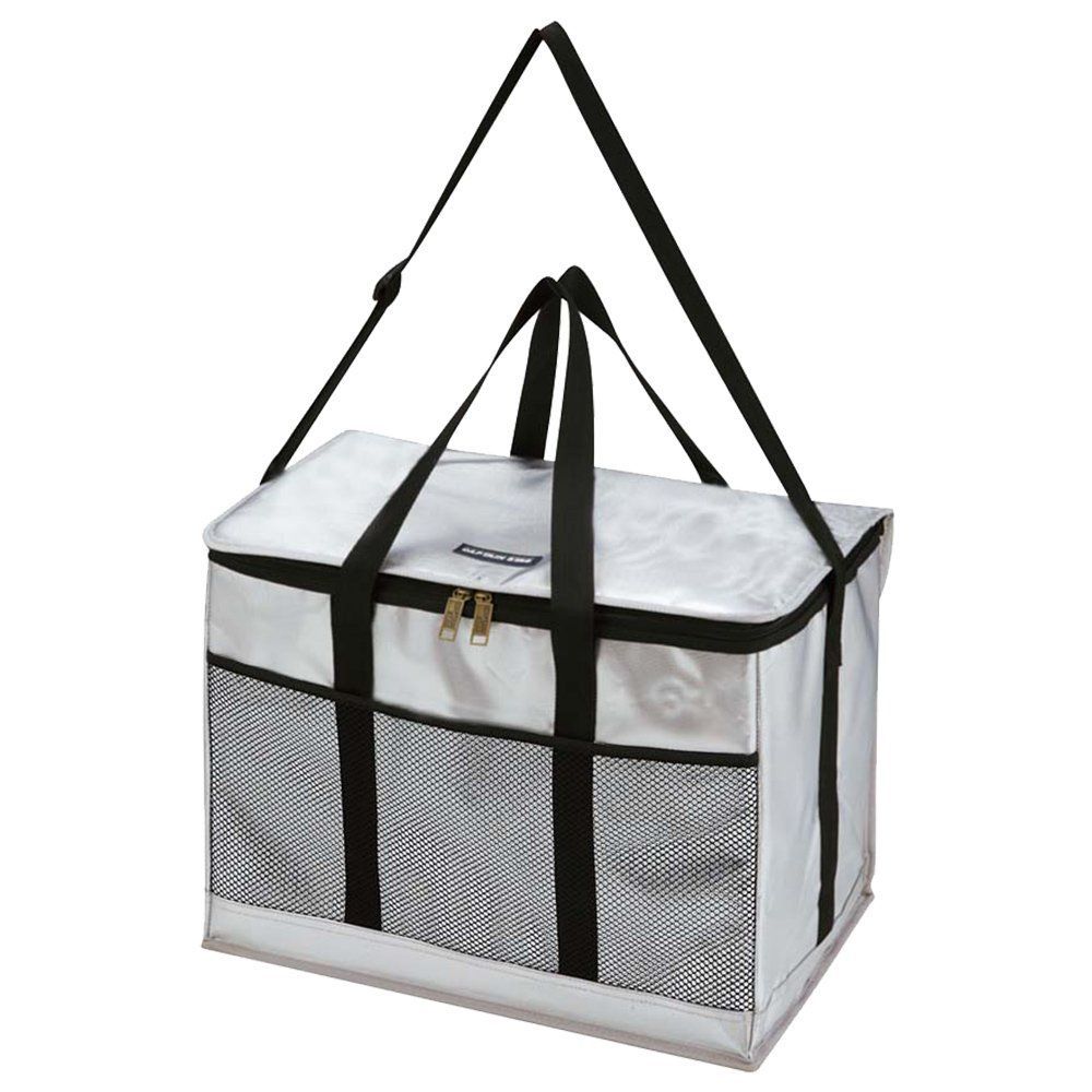 新品 デリス 【シルバー/カーキ】 【6/10/15/24/30/35L】 折り畳み収納可能 クーラーバッグ ソフト 保冷バッグ STAG) キャプテンスタッグ(CAPTAIN - メルカリ