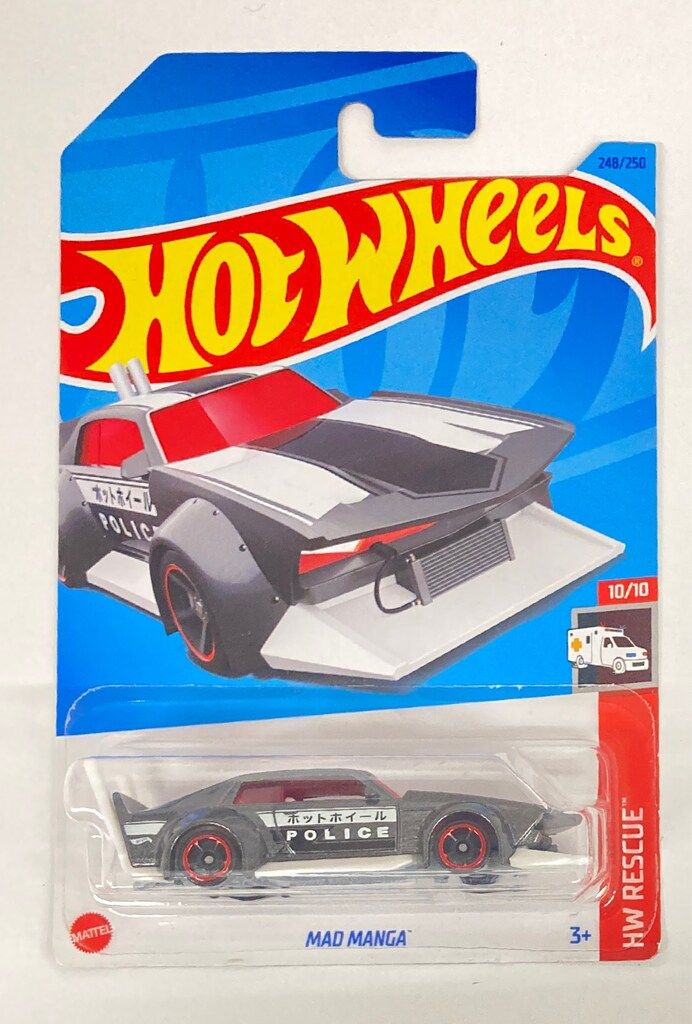 MATTEL HW RESCUE 10/10 HOT WHEELS MAD MANGA 248/250 - メルカリ