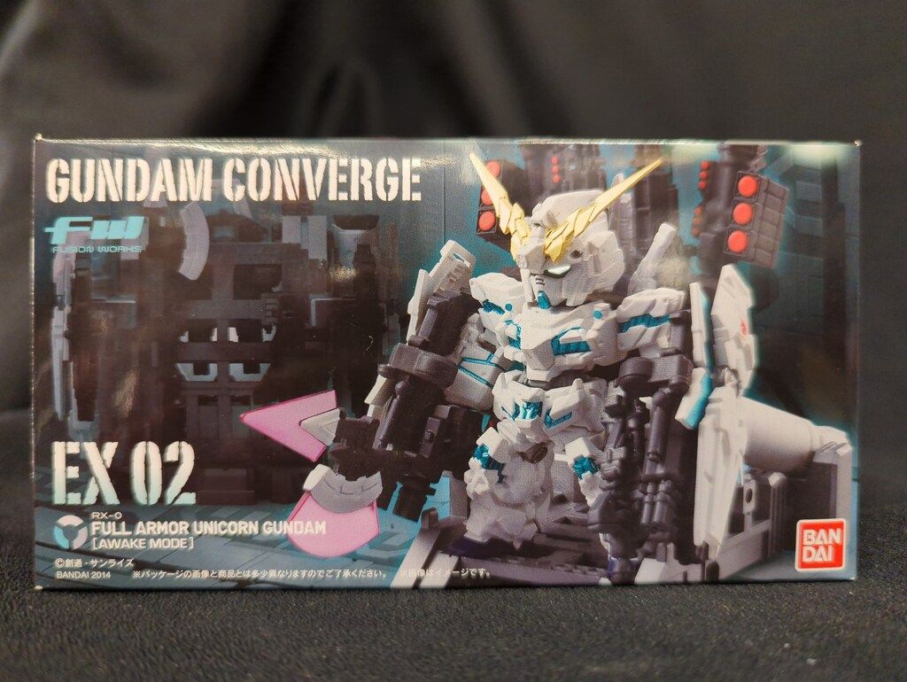 BANDAI FW GUNDAM CONVERGE 機動戦士ガンダムUC フルアーマーユニコーンガンダム EX02 - メルカリ