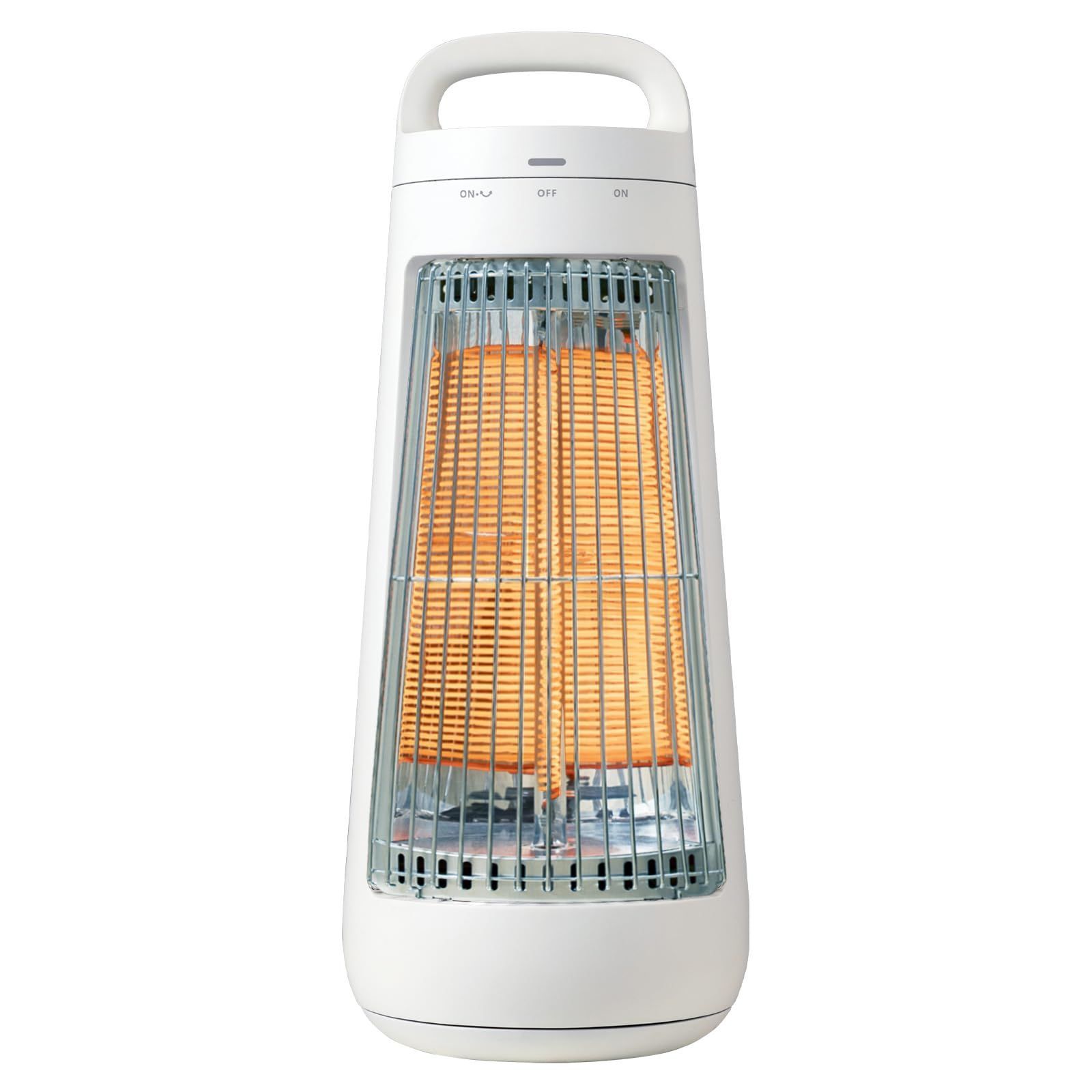 【遠赤外線 速暖】QUADS カーボンヒーター 省エネ 静音 自動首振り スポット暖房 300W ガード取り外し可能 暖房 小型 エコ 速暖 電気ヒーター 電気ストーブ CONEｱｲﾎﾞﾘｰ ...