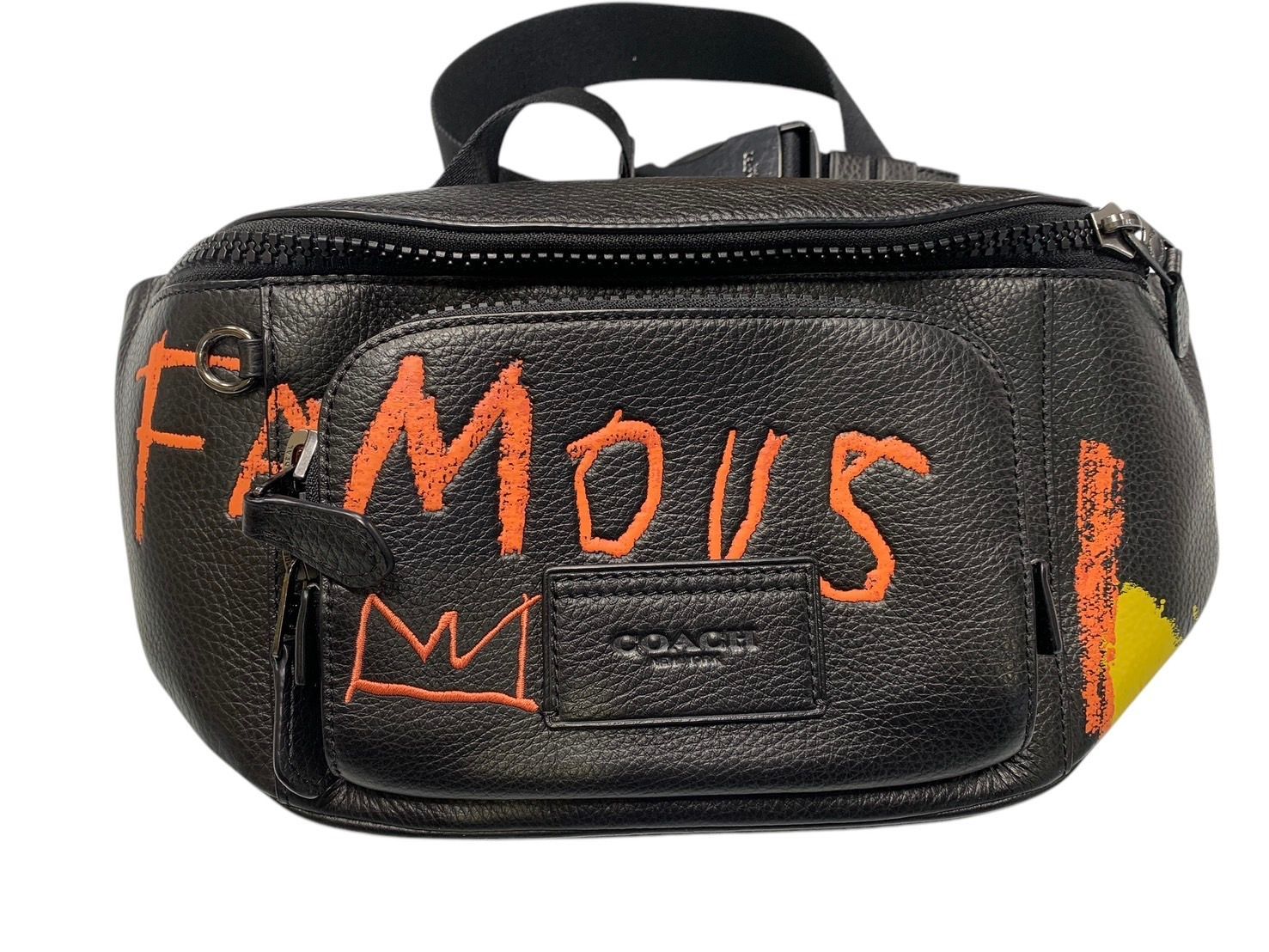 ♪2104 COACH コーチ C5424 FAMOUS グラフィティデザイン ボディバッグ 中古 バスキア コラボ - メルカリ