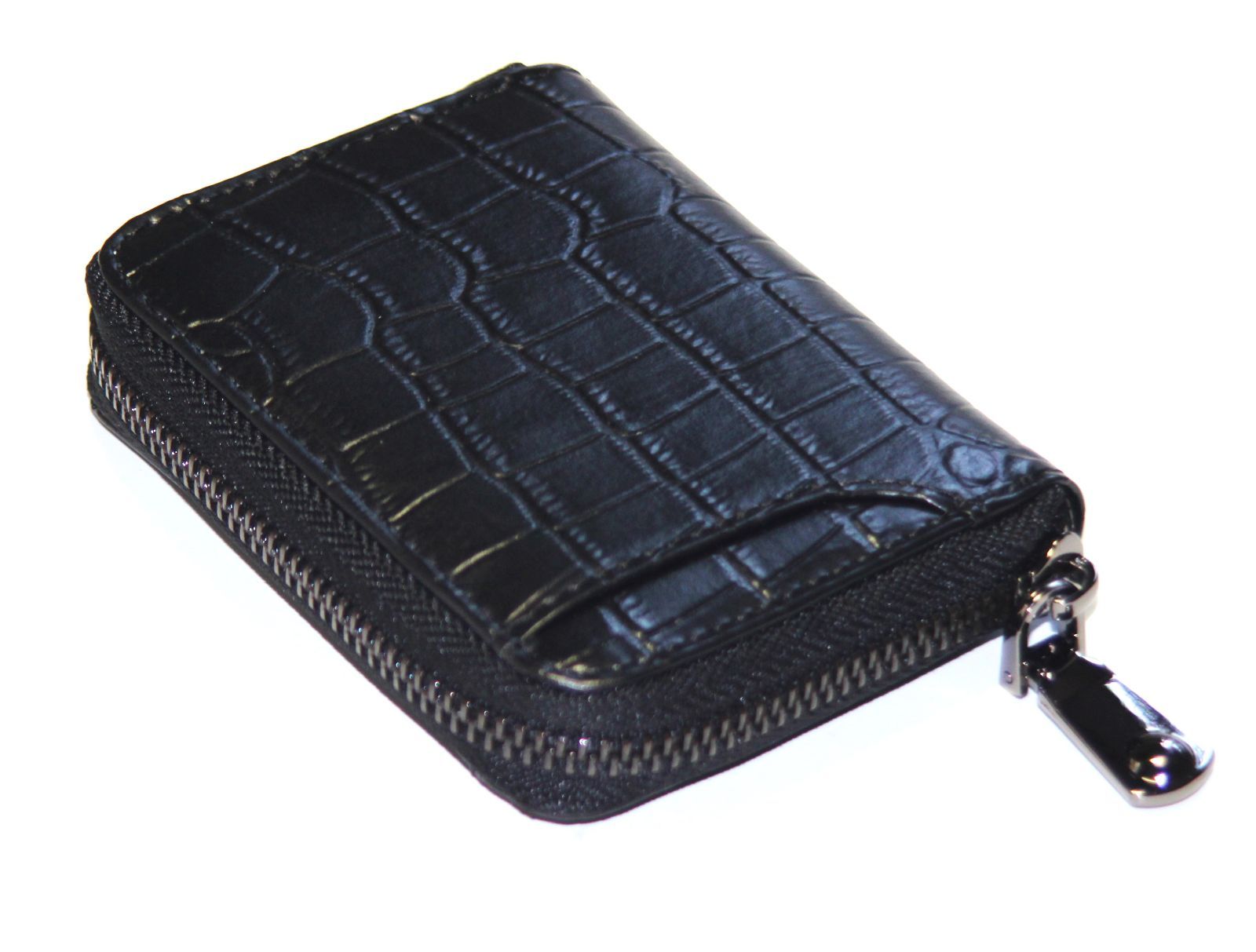 《送料無料＆税込価格》《新品未使用》《数量限定》《特別価格》BEAMZ‘SQUARE！牛革！クロコダイル型押し加工！手のひらサイズ！ボックスタイプ！コインスペース！コインコンパクトケース ...