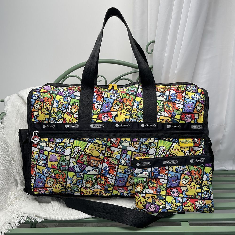 超人気 LeSportsac レスポートサックレディースメンズ 大容量 ボストンバッグ - メルカリ