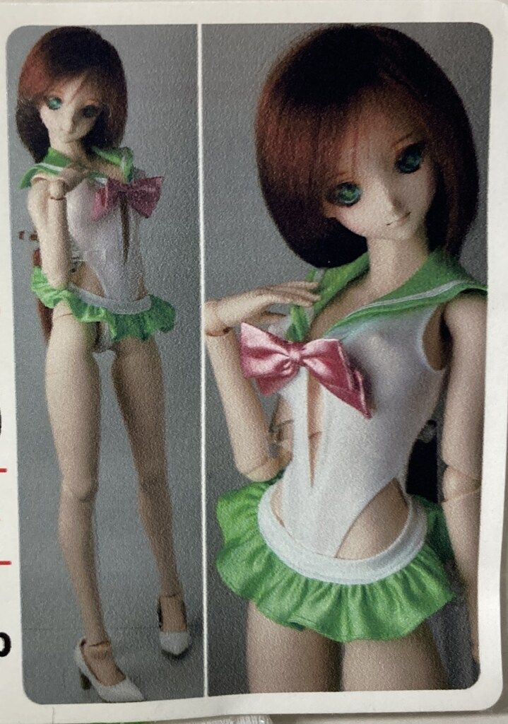 TcDoLL DD/DDS/DDdy/スマートドール XS-L セーラーレオタード ライトグリーン サイズ:DD/DDS/DDdy/スマートドール DD0094 - メルカリ