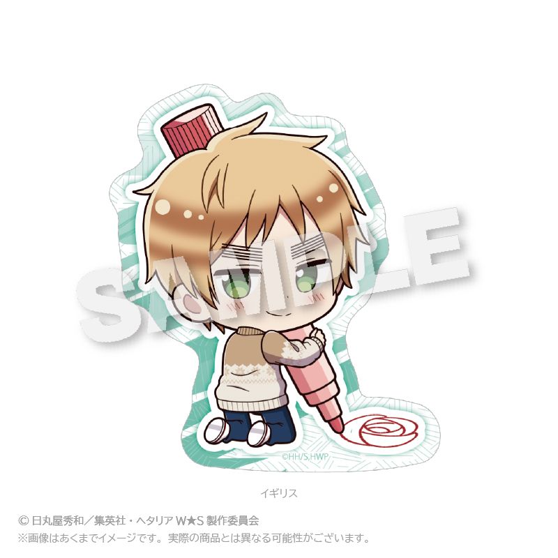 【新品/公式】ヘタリア World★Stars_ミニキャラステッカー おえかきっちょ ver. イギリス 公式グッズ colleize - メルカリ