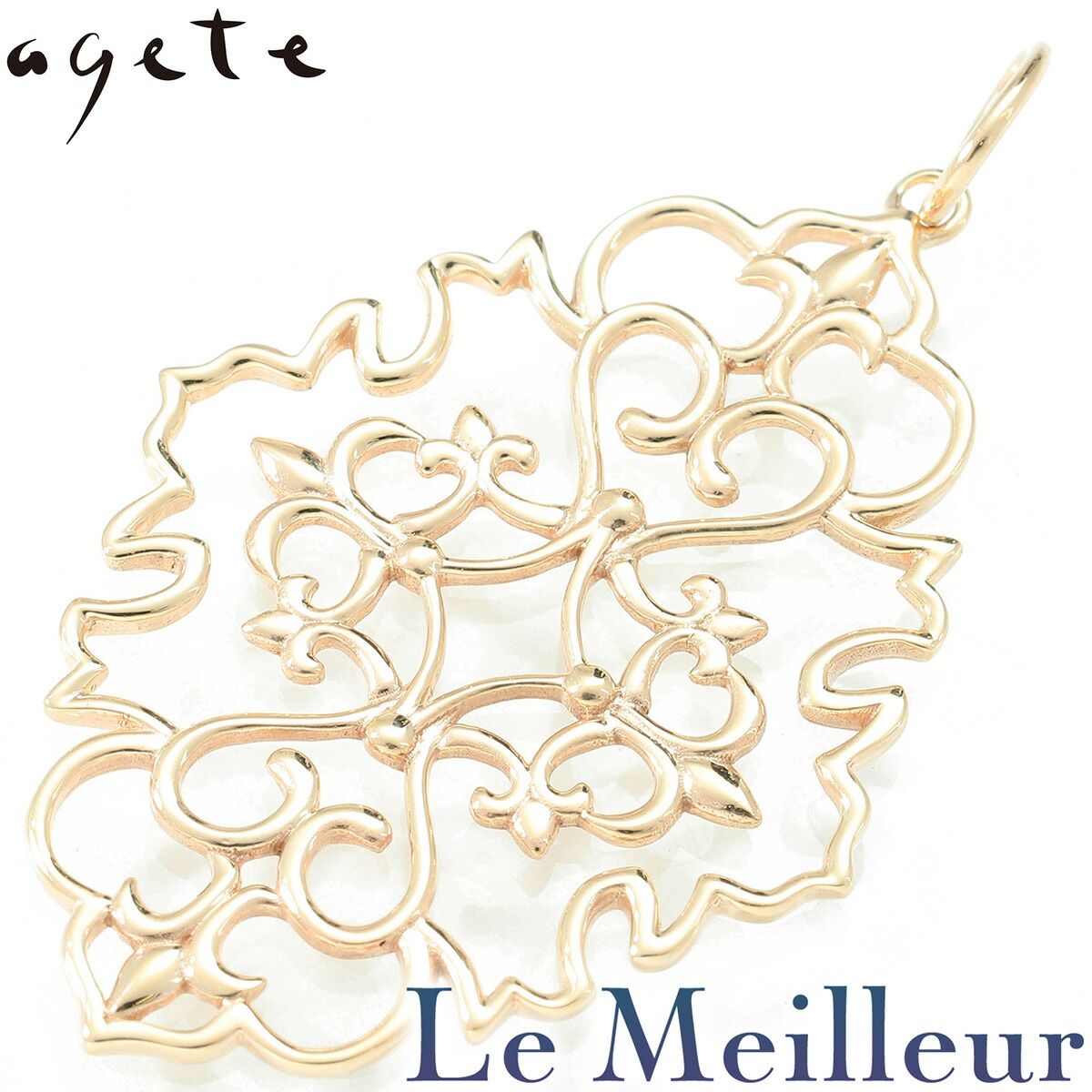 アガット ネックレスチャーム K10 agete 中古 プレラブド 返品OK - メルカリ