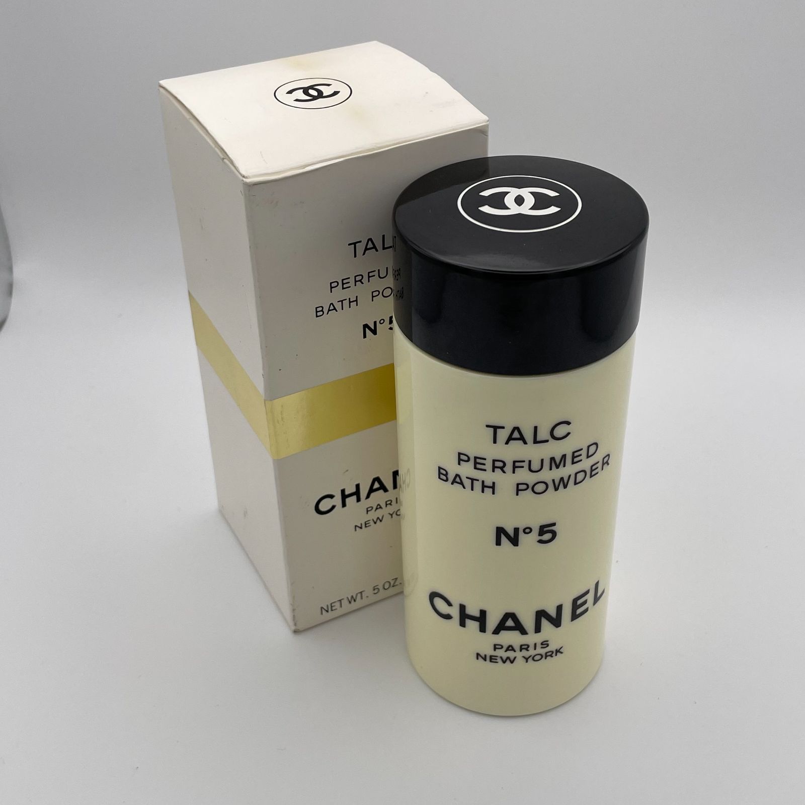 シャネル TALC PERFUMED BATH POWDER N°5 CHANEL PARIS NEW YORK 香りつき 入浴用 パウダー ...