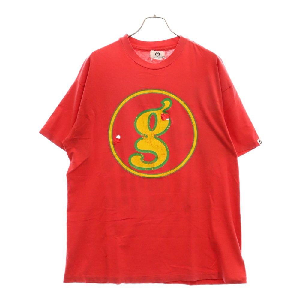 GOODENOUGH (グッドイナフ) 90S END RACISM OLD HANESボディ初期 1992 エンド レーシズム ロゴ プリント 半袖カットソー Tシャツ レッド - メルカリ