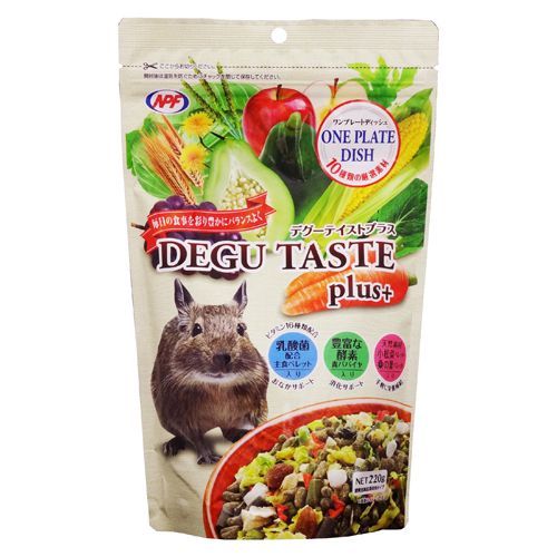 【訳あり特価】【賞味期限：2025.08】NPF デグー テイストプラス 220g - メルカリ