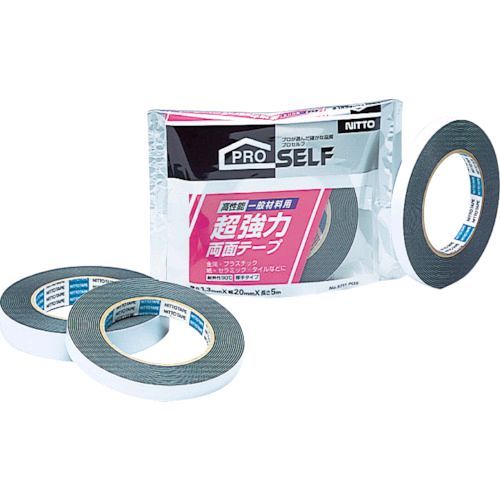 ニトムズ J0970 超強力両面テープ一般材料用20X5 J-0970 20mmx5m 一般用 一般材料用超強力両面テープ ...