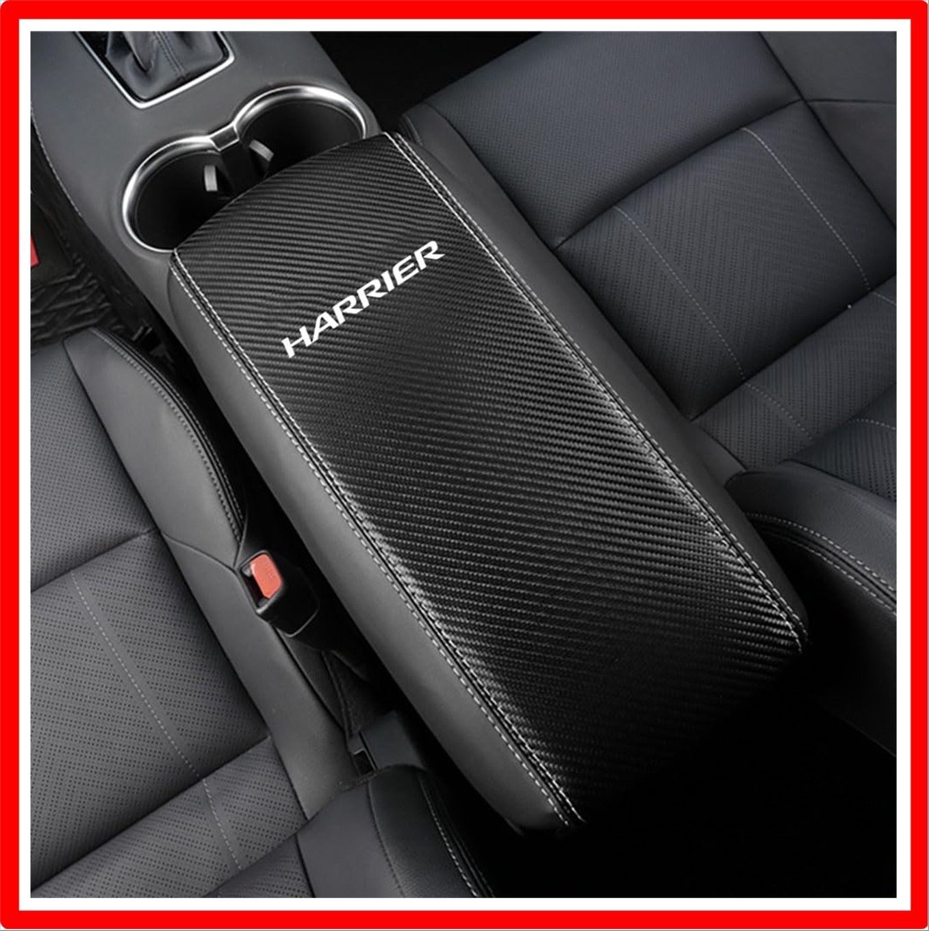 【送料無料】カーボン調 BOYOUS トヨタ 新型ハリアー80系 専用設計 アームレスト カバー センター カスタム HARRIERロゴ コンソール カバー コ - メルカリ