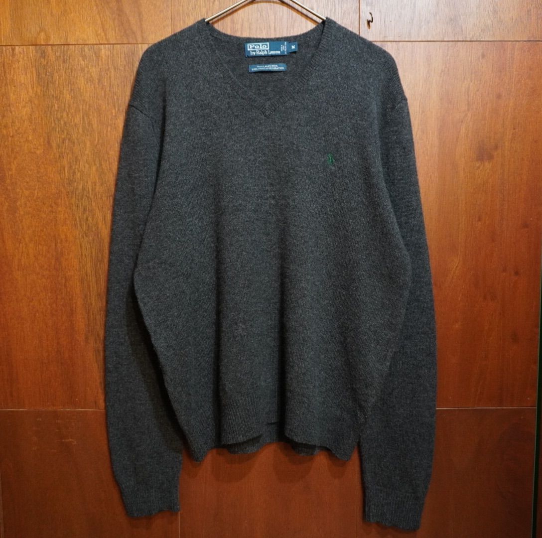 Ralph Lauren Vネックウールニット - メルカリ