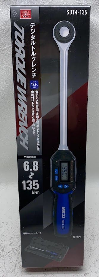 【新品】SK11 デジタルトルクレンチ 差込角 12.7mm 6.8-135N・m SDT4-135 RK0115 0116ML007 0020240115286454 - メルカリ