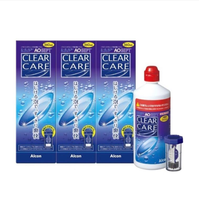 Alcon AOセプト クリアケア 360ml 3本セット コンタクト洗浄液 エーオーセプトクリアケア アルコン - メルカリ