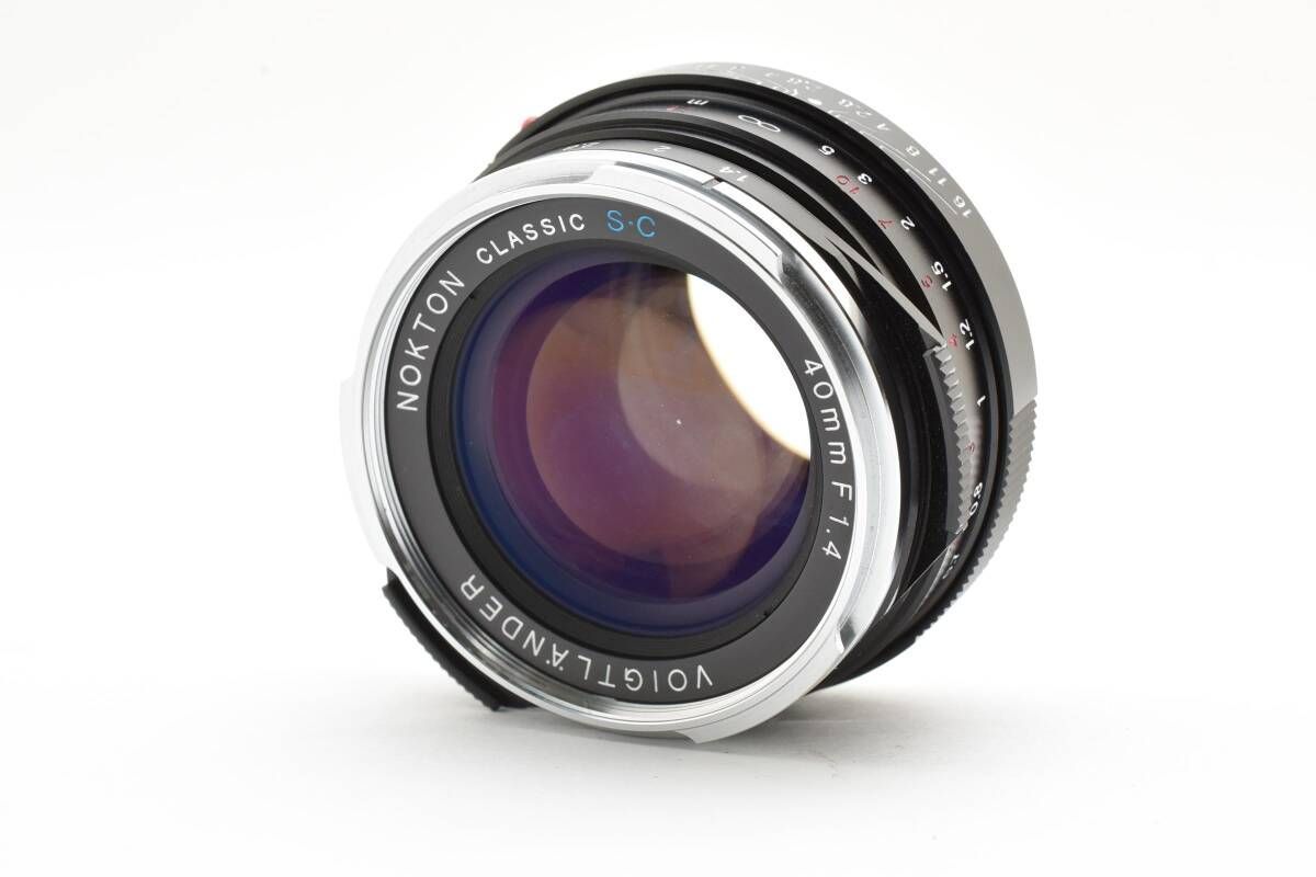★極上品★ フォクトレンダー Voigtlander NOKTON classic 40mm F1.4 VMマウント ★ L298#6014 ...