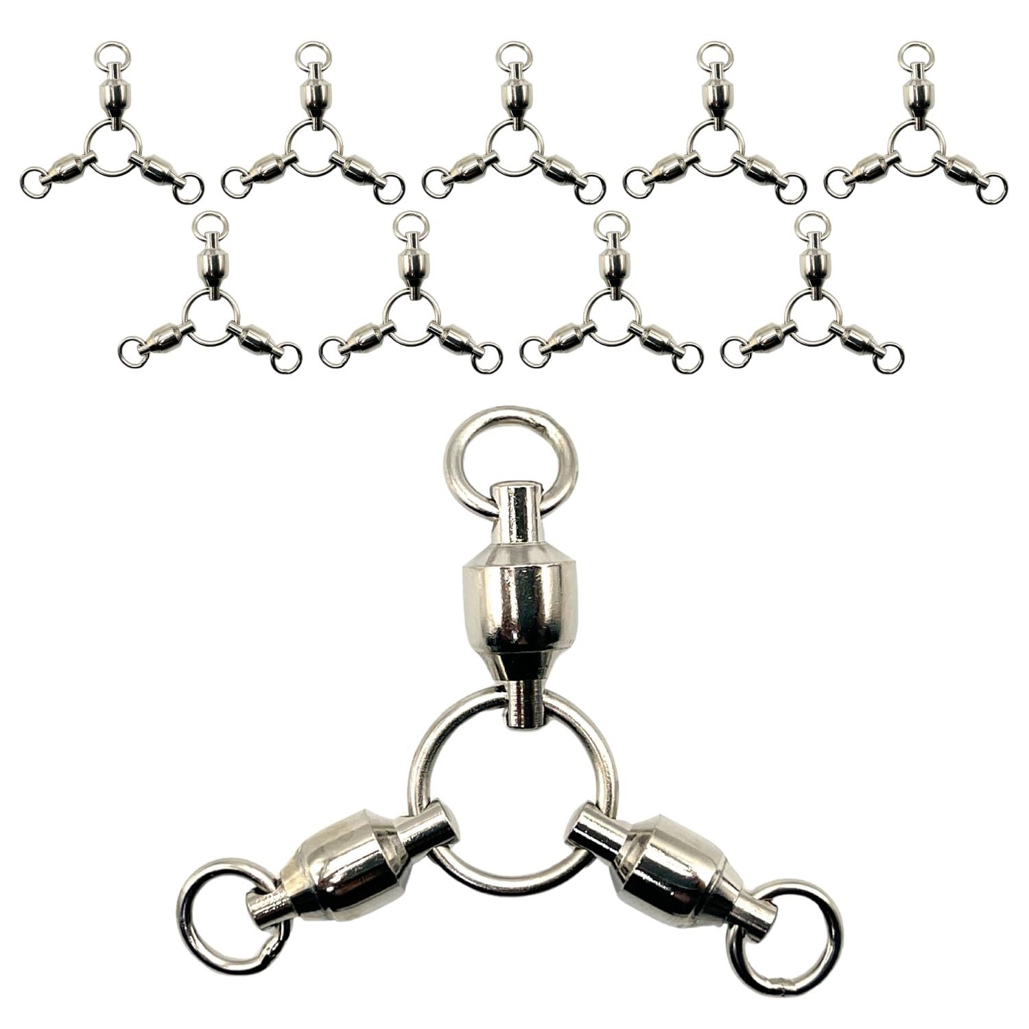 shymie サルカン 三又サルカン 泳がせ釣り仕掛け スナップサルカン スイベル ボール ベアリング ミツマタ 魚 海 サイズ 4 6 7 ...