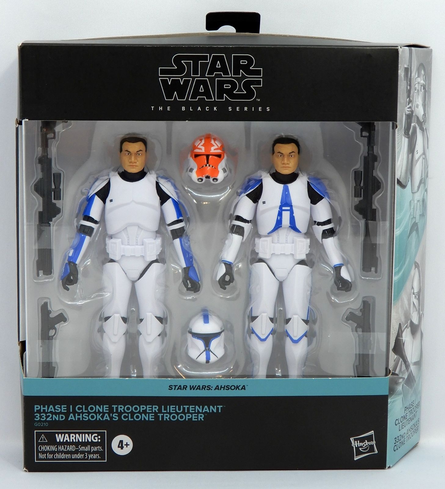 HASBRO THE BLACK PHASE 1 CLONE TROOPER LIEUTENANT / 332ND AHSOKAS CLONE ...