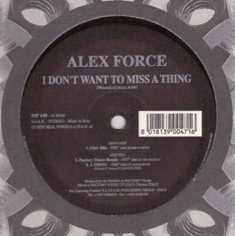伊12" Axel Force I Dont Want To Miss A Thing MP149 New Meal Power /00250 ...