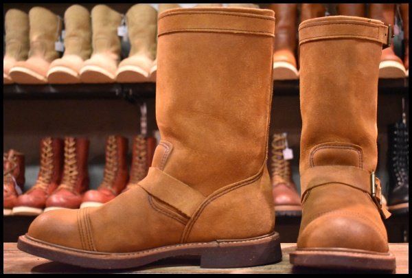 【9D 美品 11年】レッドウィング 8123 アイアンスミス バーントオレンジ ミュールスキナー スチール無し ブーツ redwing ...