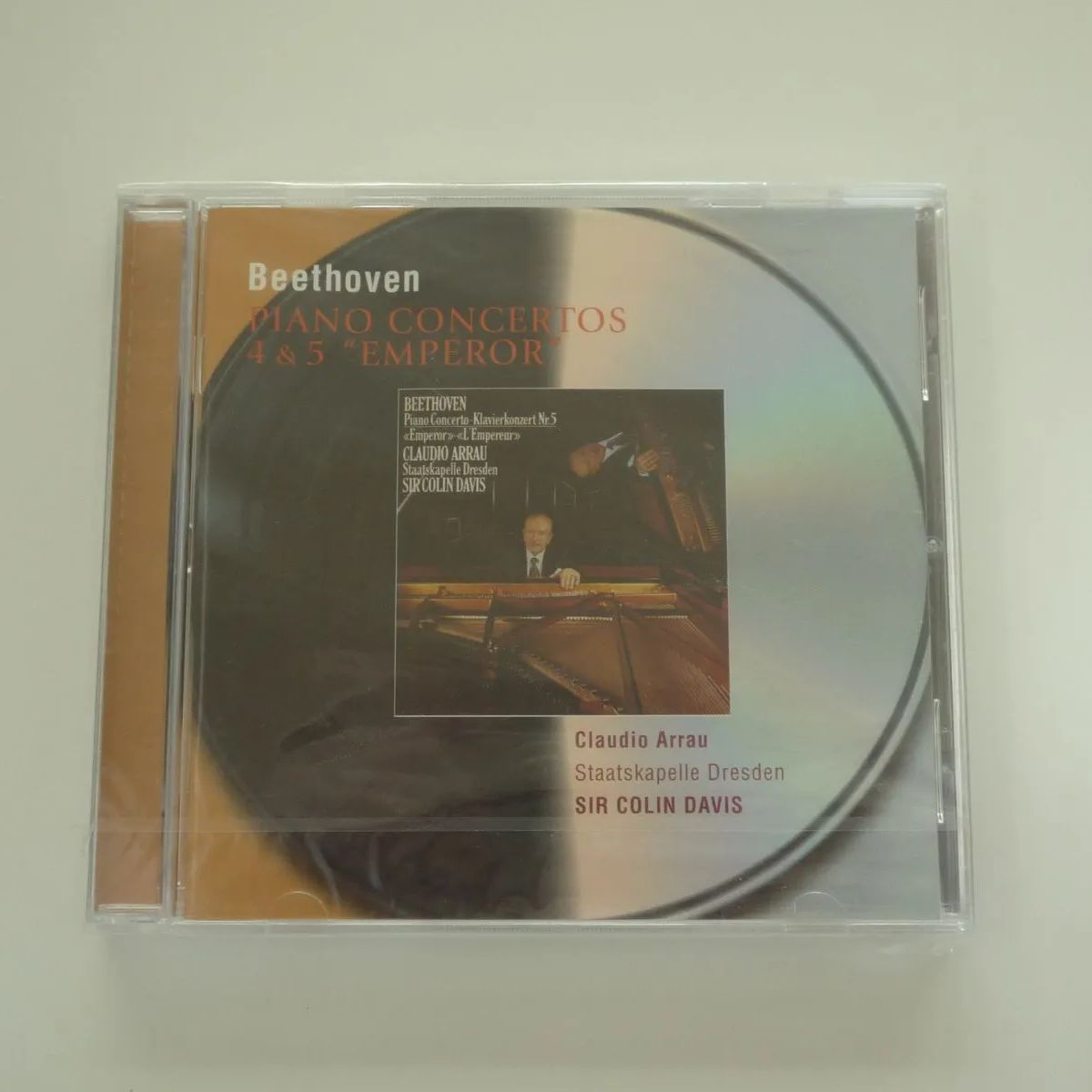 88-g 未開封 Beethoven : Piano Concertos No. 4 & 5 「EMPEROR」[輸入盤] Claudio Arrau （演奏）, Sir Colin ...
