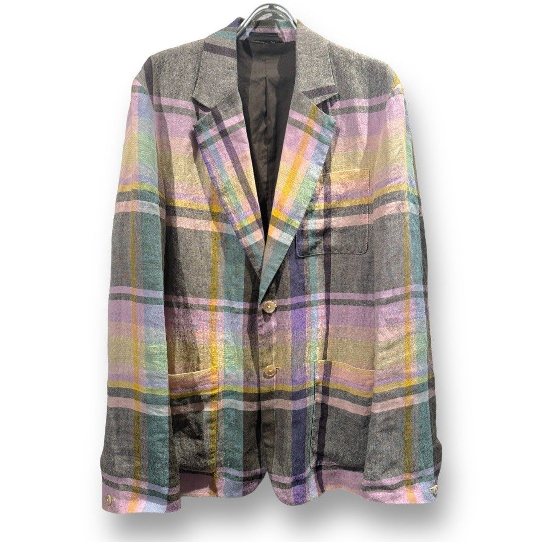 NOAH (ノア) Madras Sack Jacket 24010122000210 テーラードジャケット メンズ マルチカラー 38R - メルカリ