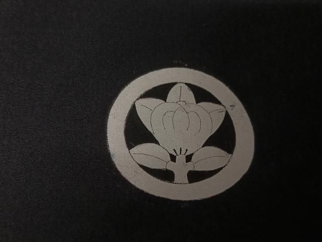 平和屋着物○男性 黒紋付・羽織セット 正絹 逸品 AABA5046np - メルカリ