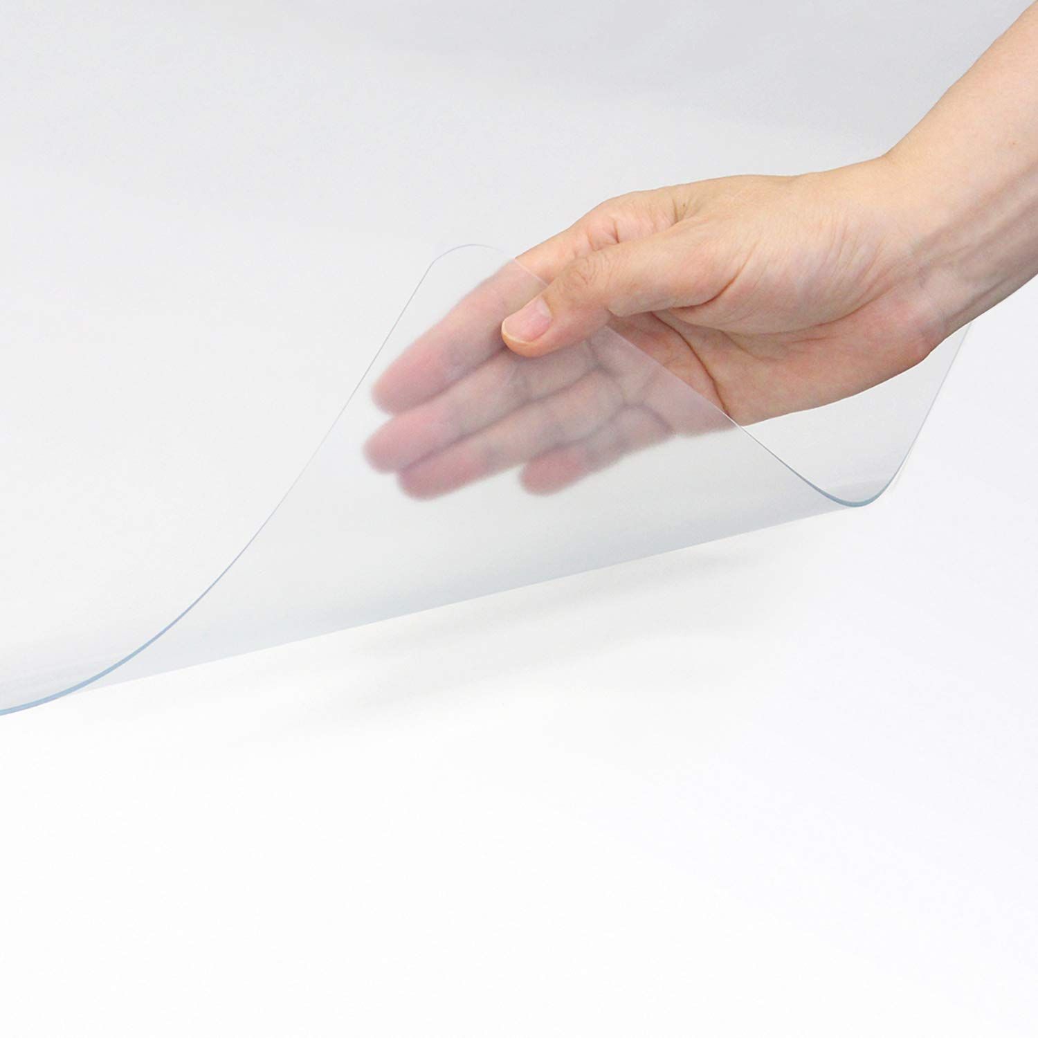 600×450 プラス デスクマット 透明 非転写 フッ素ラミネート 1.2mm厚 W600×H450mm シングル DM-010FRS/41164 - メルカリ