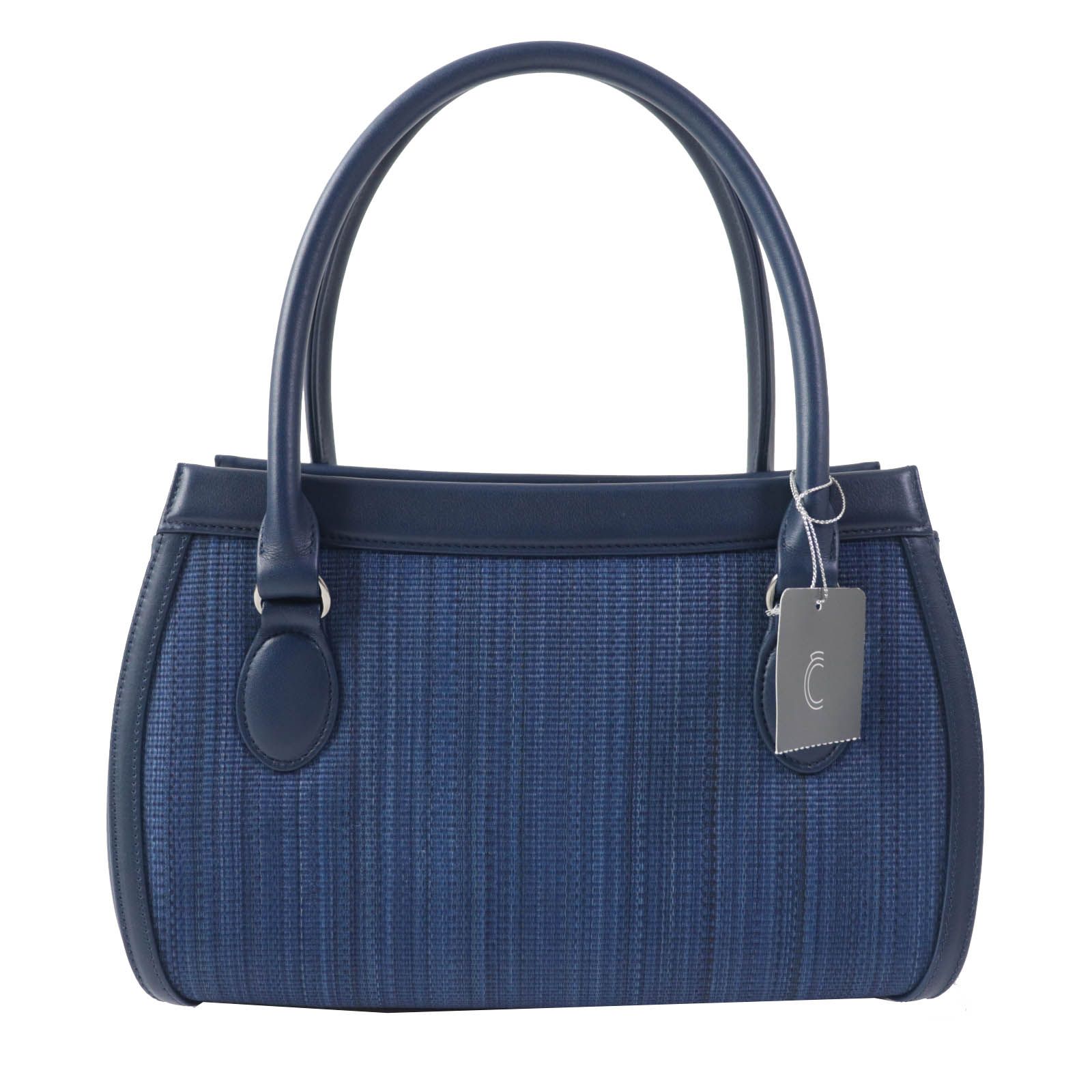 未使用品 COMTESSE コンテス 7599 レザー ホースヘア ハンドバッグ ネイビー 箱・保存袋付き ドイツ製 正規品 レディース - メルカリ