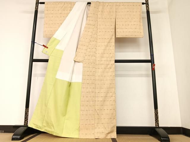 平和屋着物○上質な紬 格子 やまと誂製 正絹 逸品 AAAZ7599zg - メルカリ