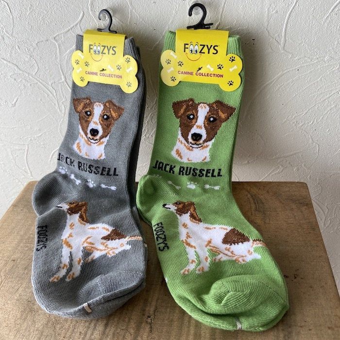 犬種別靴下 Foozy アメリカ直輸入 22-25cm ジャックラッセルテリア - メルカリ