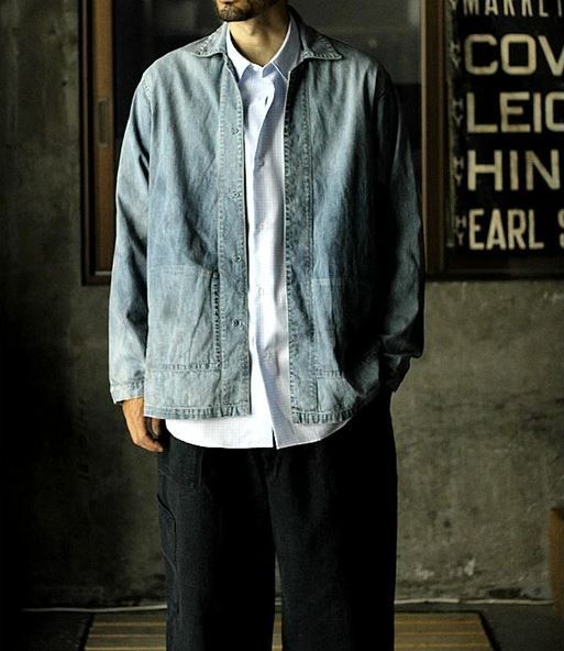 極美品】アプレッセ U.S.NAVY Denim Jacket(22AAP-01-13M 極美品】アプレッセ U.S.NAVY Denim Jacket(22AAP-01-13M