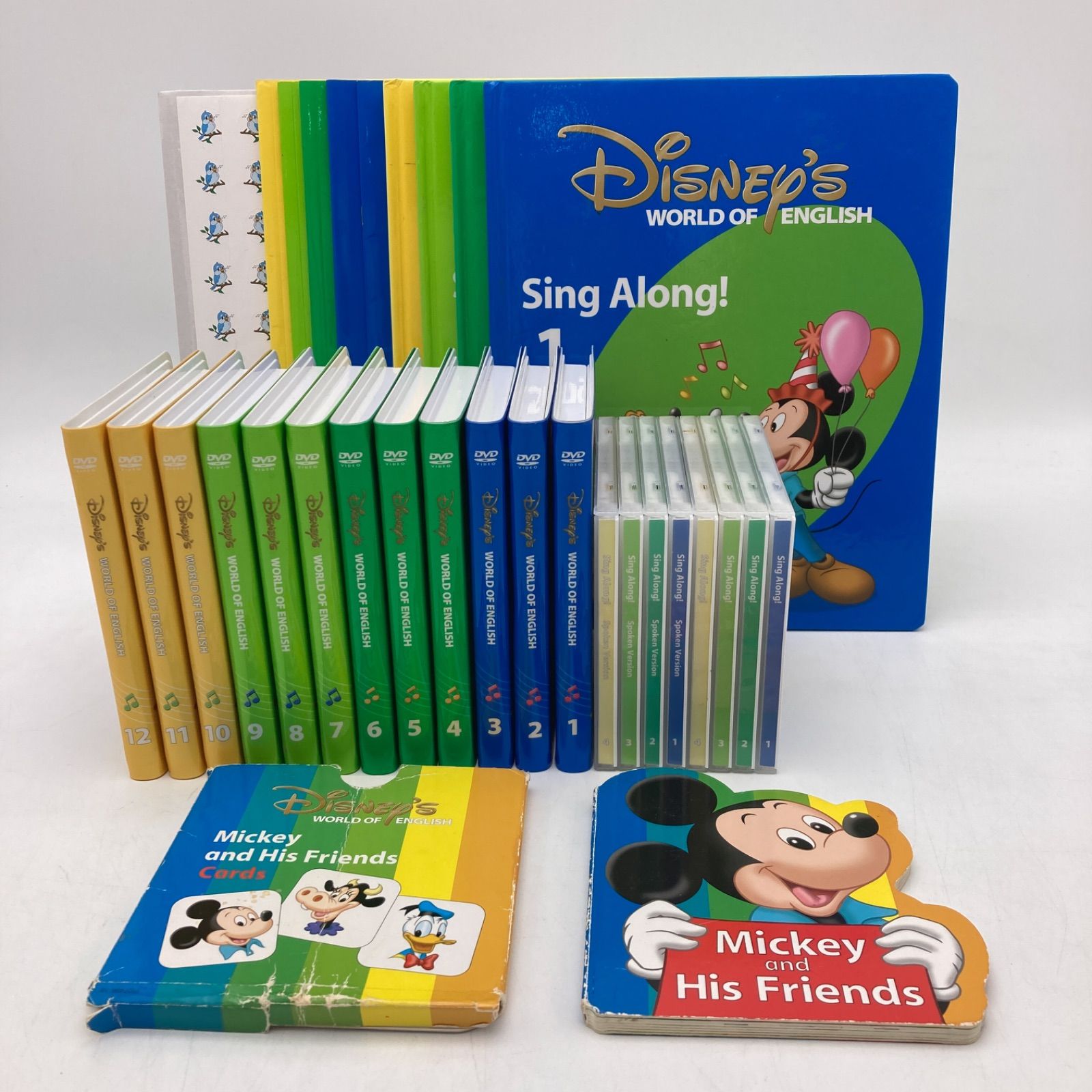 2018年購入 シングアロングセット 新子役 DVD12枚 絵本＆CD 字幕あり ディズニー英語システム DWE Disney ワールドファミリー 中古 1200226 - メルカリ