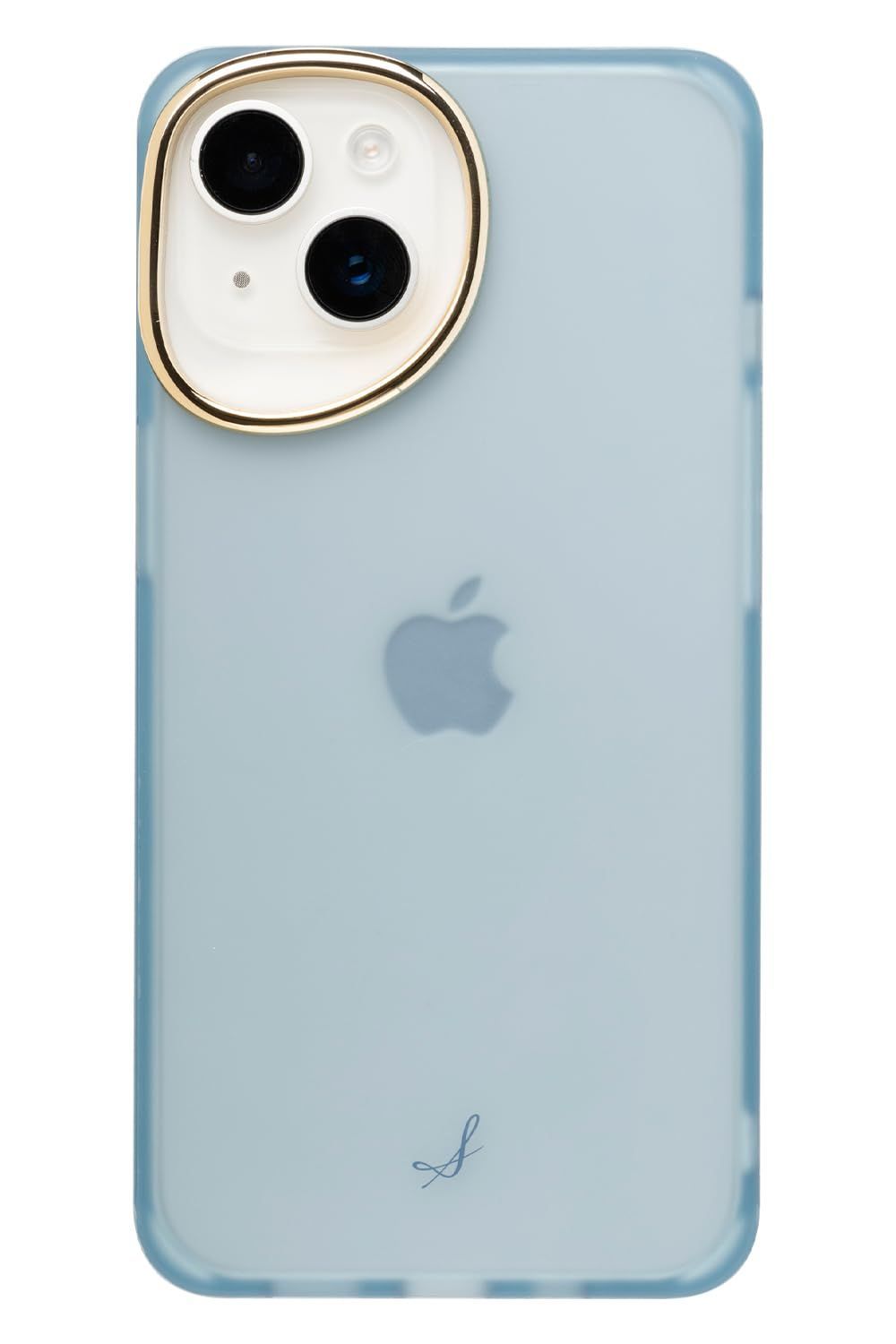 salisty iPhone 14/13 ケース クリアカラー 耐衝撃 ハードケース (サックスブルー)【サリスティ スマホケース ストラップホール付き iphone14 iphone13 用 ...