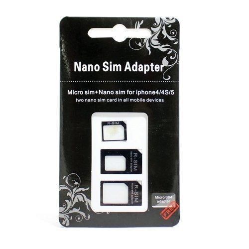 mobee Nano SIM MicroSIM 変換アダプタ 3点セット For iPhone 5 4S 4 ナノシム→SIMカードorMicroSIM MicroSIM→SIMカード - メルカリ