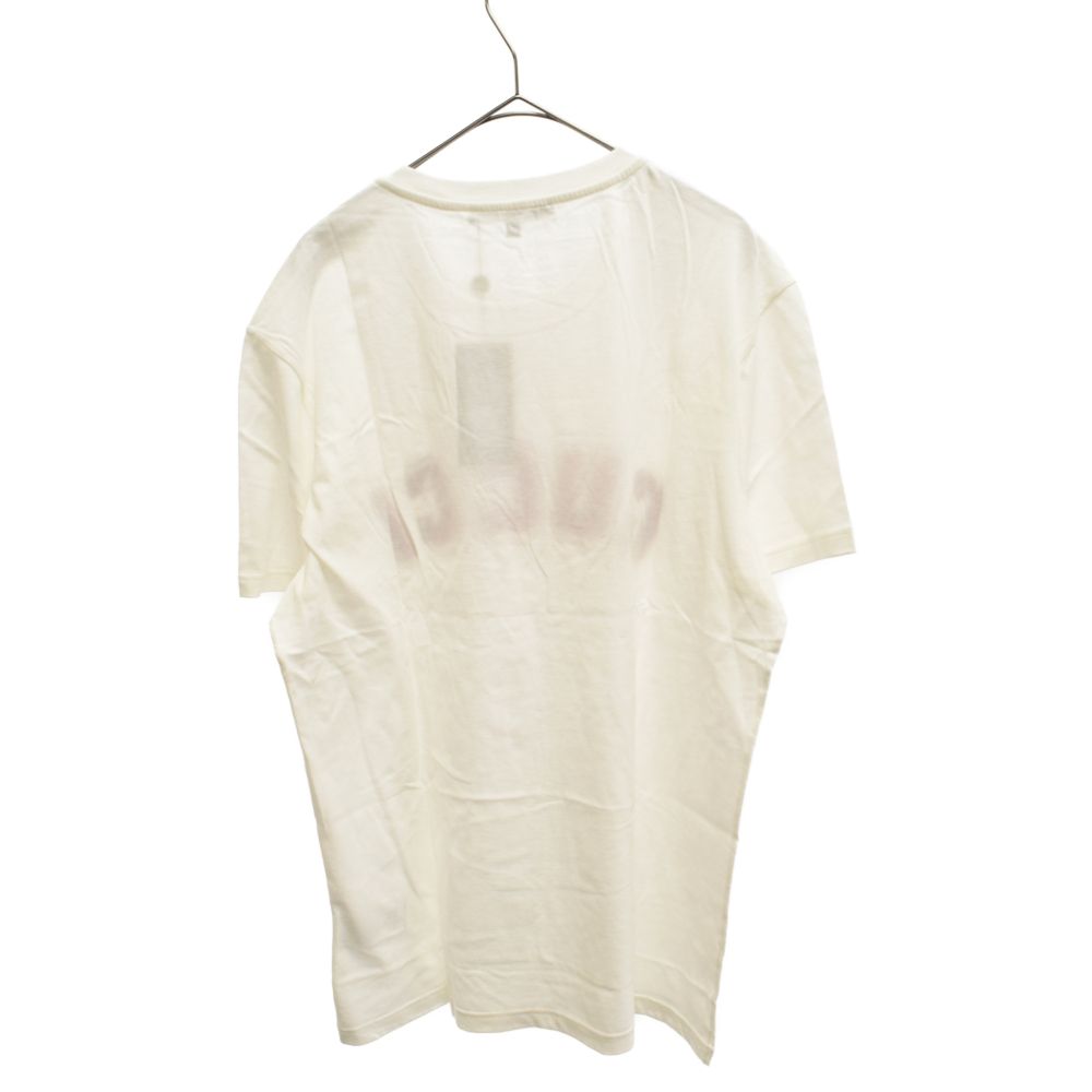 GUCCI (グッチ) ロゴ刺繍 Tシャツ カットソー 半袖 ホワイト GUCCI (グッチ) ロゴ刺繍 Tシャツ カットソー 半袖 ホワイト