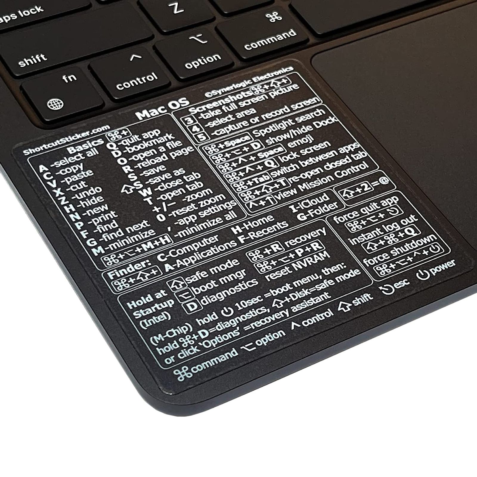 SYNERLOGIC Mac OS (Ventura/Monterey/Big Sur/Catalina/Mojave) Keyboard ...