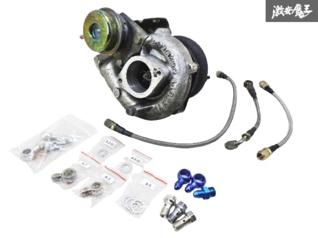 日産 純正 GARRETT S15 シルビア SR20DET ターボ 6MT ノーマル タービン 過給機 本体 アクチュエーター ホース 付 ...