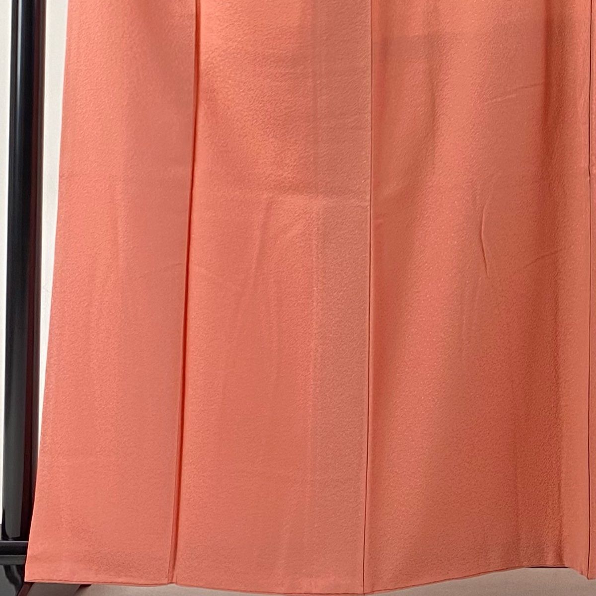 平和屋着物□極上 夏物 色無地 絽縮緬 葡萄鼠色 三越扱い 逸品 未使用