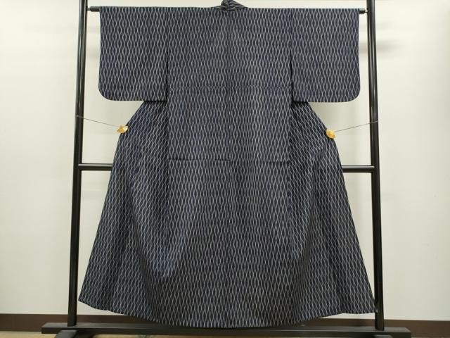 平和屋着物▽上質な小紋　単衣　辻が花　正絹　逸品　CAAV9416ze 平和屋着物▽上質な小紋 単衣 辻が花 正絹 逸品 CAAV9416ze