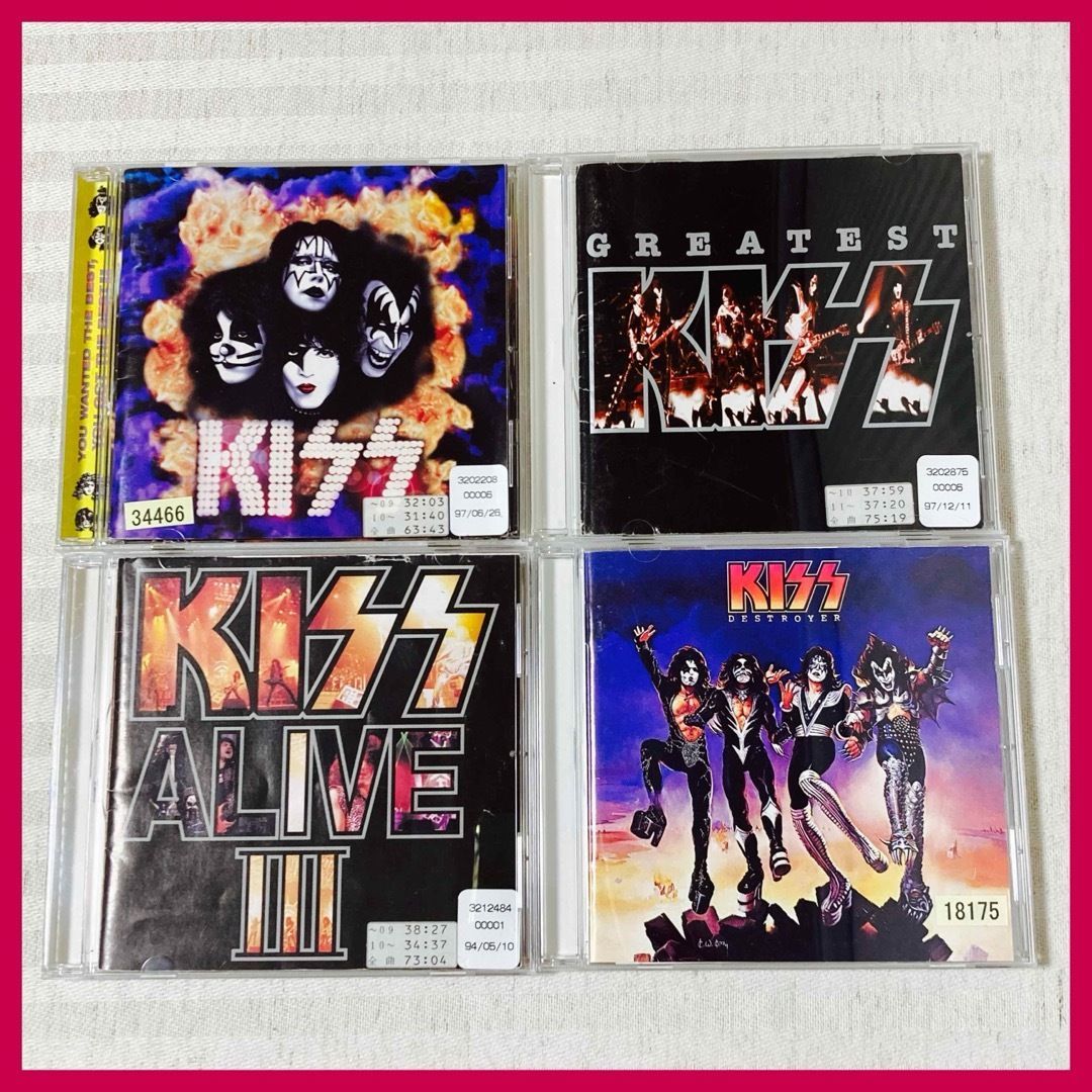 【CD】KISS Greatest KISS・Destroyer・You Wanted The Best, You Got The Best ...