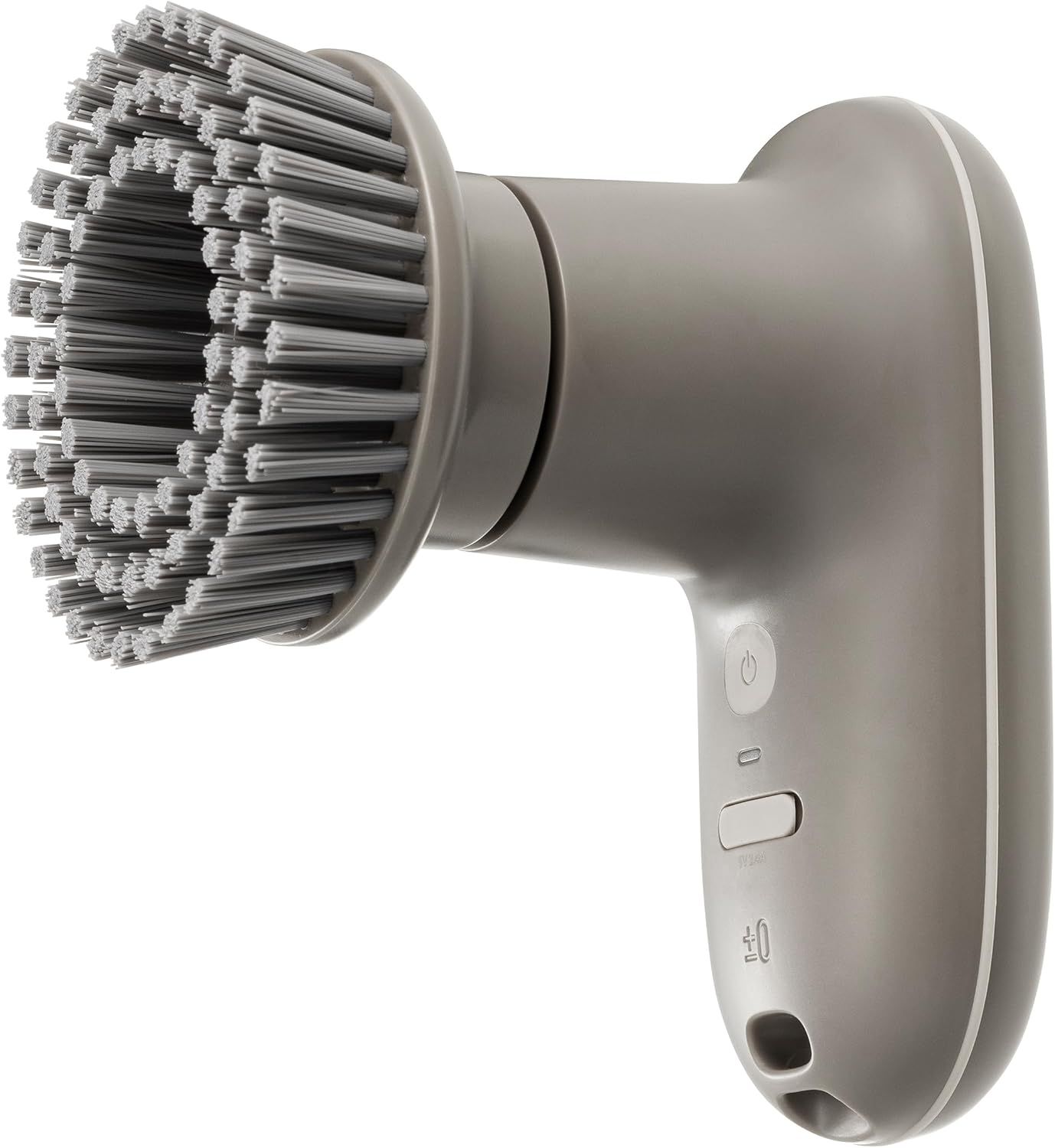 ±0 プラスマイナスゼロ 【激落ちくん】コードレス電動ブラシ XJR-J010 (ブラウングレー) お掃除ブラシ IPX7 防水 高トルクモーター 押し付けても止まらない - メルカリ