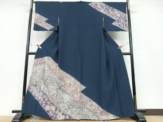 平和屋着物●訪問着　辻が花　絞り　正絹　逸品　AAAX0365np 平和屋着物○訪問着 辻が花 絞り 正絹 逸品 AAAX0365np