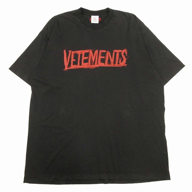 美品 23AW ヴェトモン ベトモン VETEMENTS World Tour Logo T Shirt ワールドツアー ロゴ プリント T ...