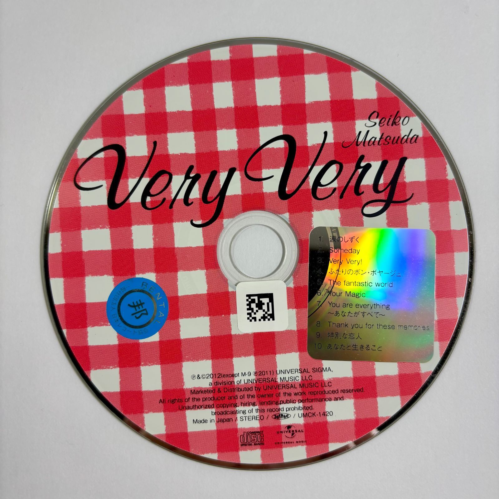 Very Very／松田聖子 - メルカリ