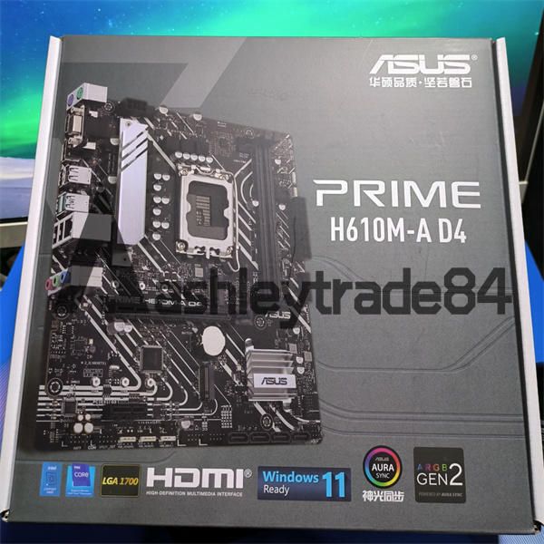 ASUS PRIME H610M-A D4 マザーボード LGA 1700 H610 Micro-ATX DDR4 - メルカリ