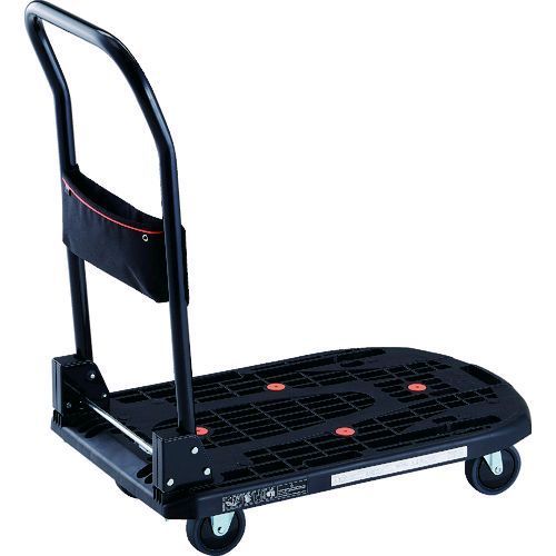 トラスコ中山 TRUSCO MPK-720-NBK 樹脂台車 カルティオ スチールハンドルタイプ 折畳 780X490 黒 布製ポケット付 MPK720NBK【沖縄離島販売不可】 - メルカリ