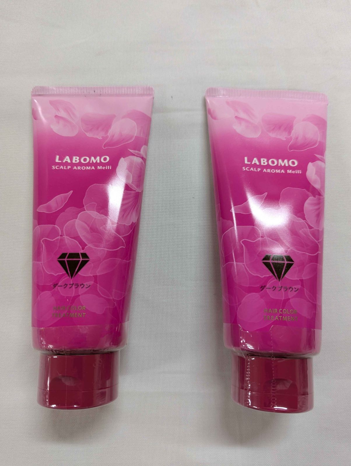 LABOMO ラボモ スカルプアロマ ヘアカラートリートメント メイリー ダークブラウン 200g 2本セット - メルカリ