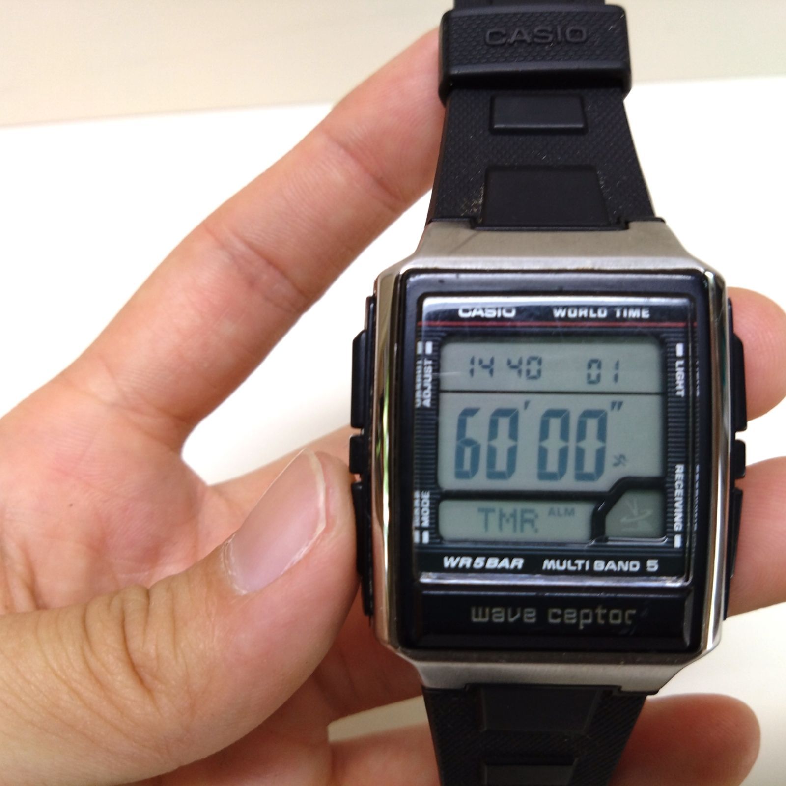 620 CASIO カシオ ウェーブセプター WV-59J 電波時計 デジタル - メルカリShops