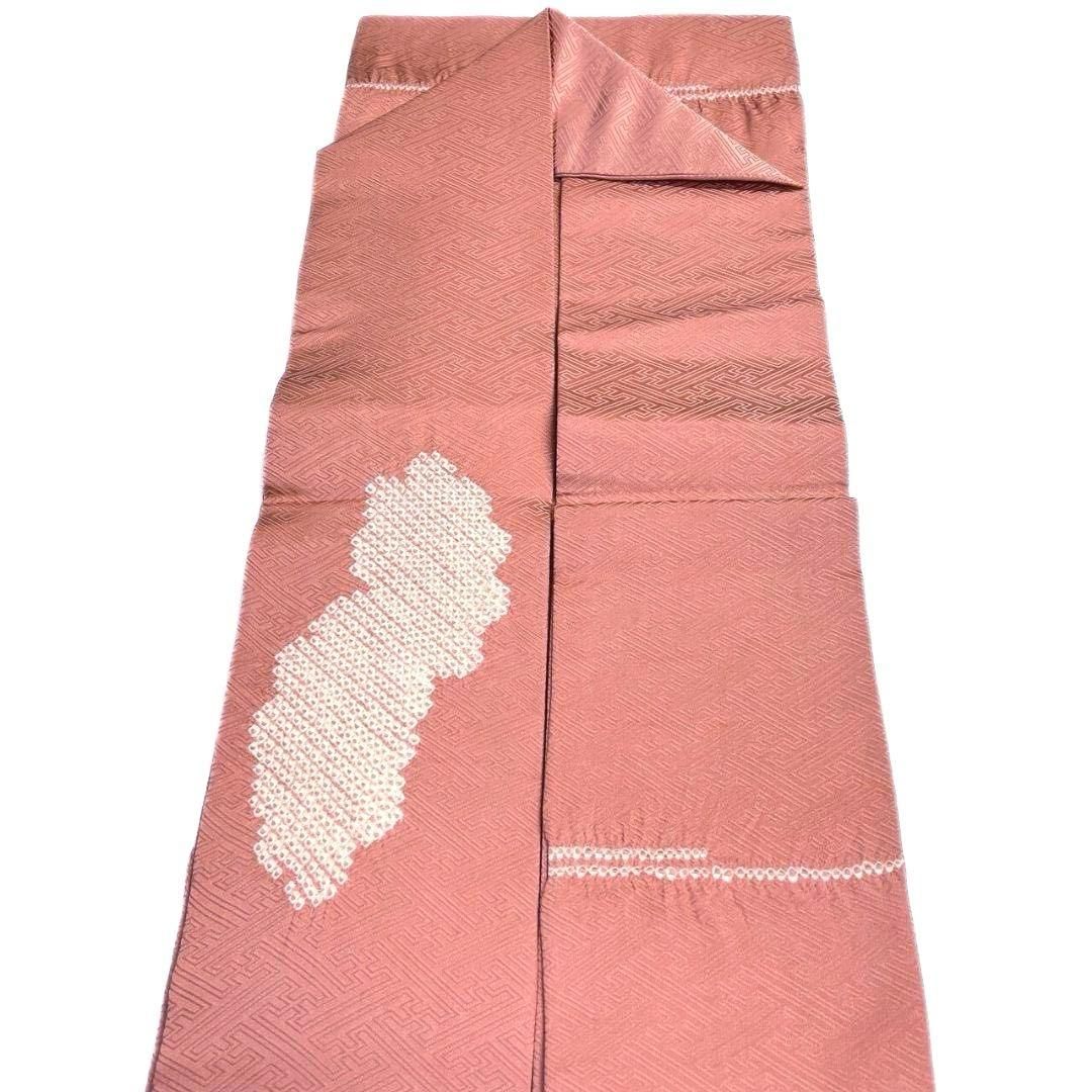 平和屋着物＊夏物 1854年創業 帯屋捨松 八寸名古屋帯 花唐草文 正絹